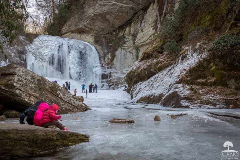 Top Frozen Waterfalls to visit in the Blue Ridge