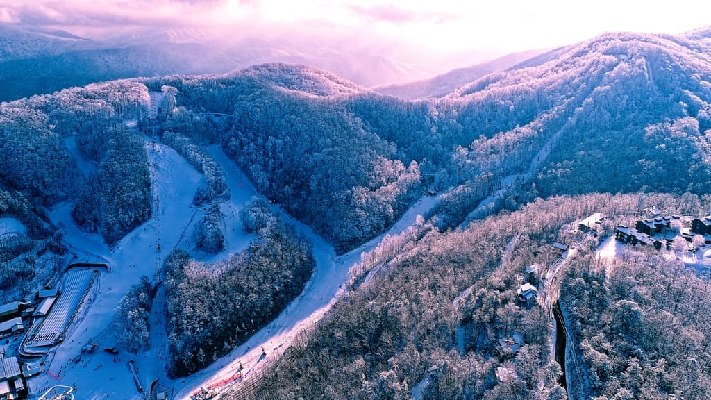 Skiing in the Blue Ridge Mountains
