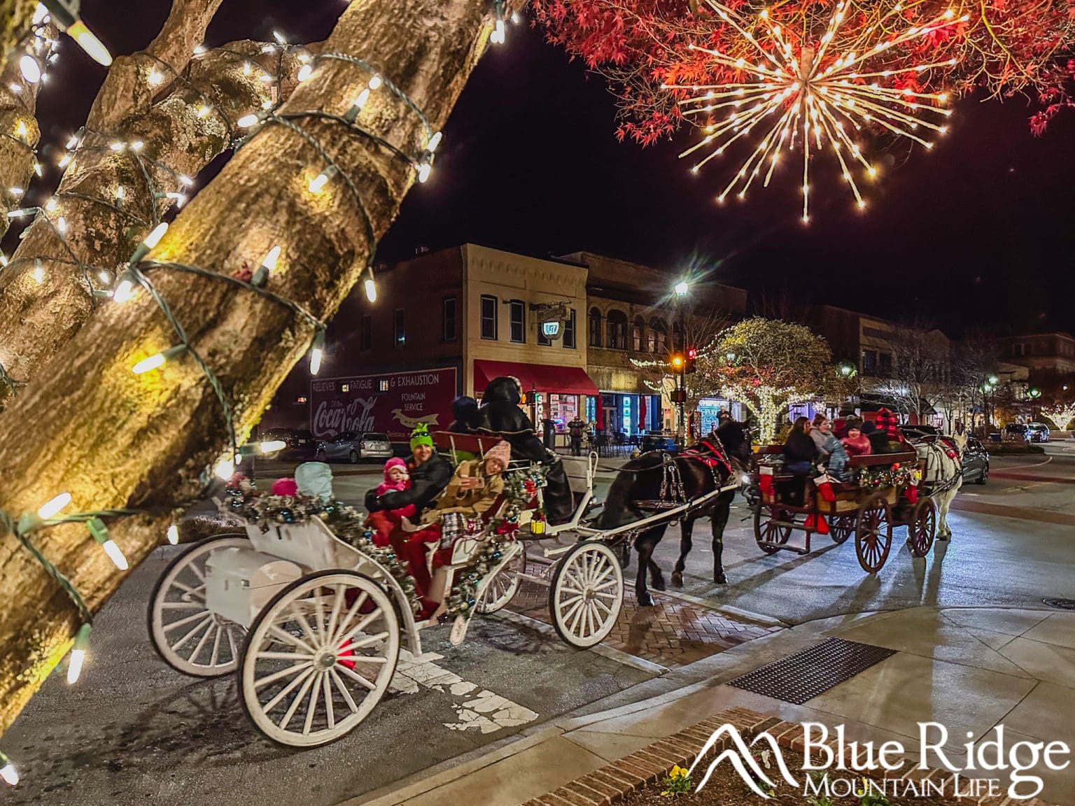Top Christmas Towns in the Blue Ridge Mountains